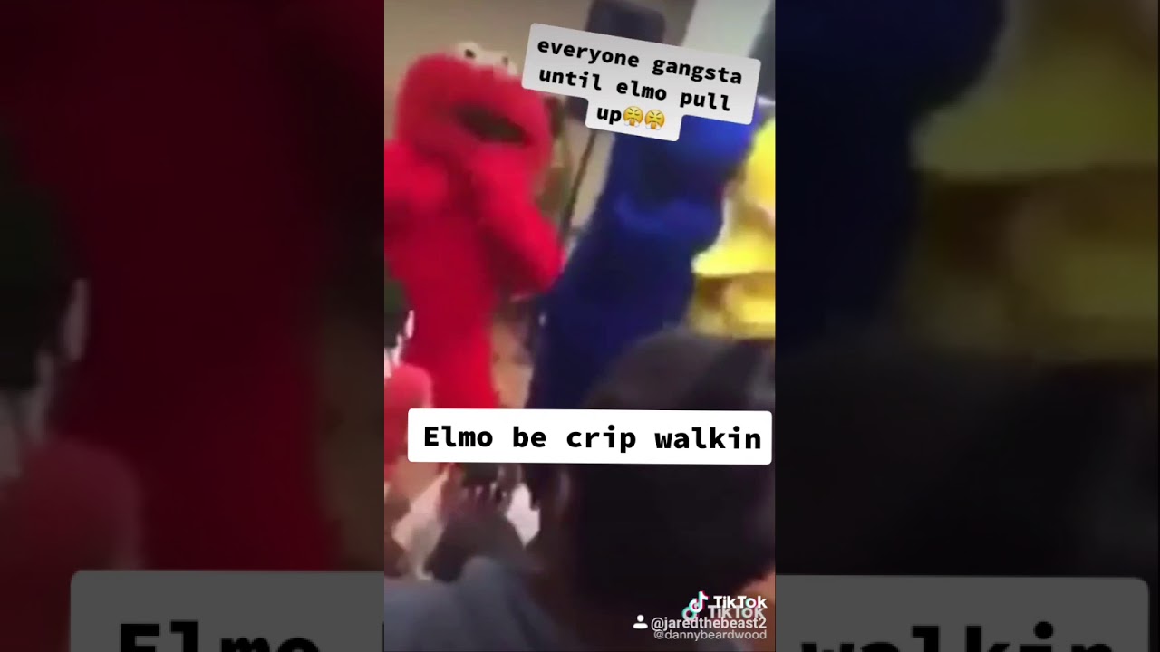 When Elmo crip walk - YouTube