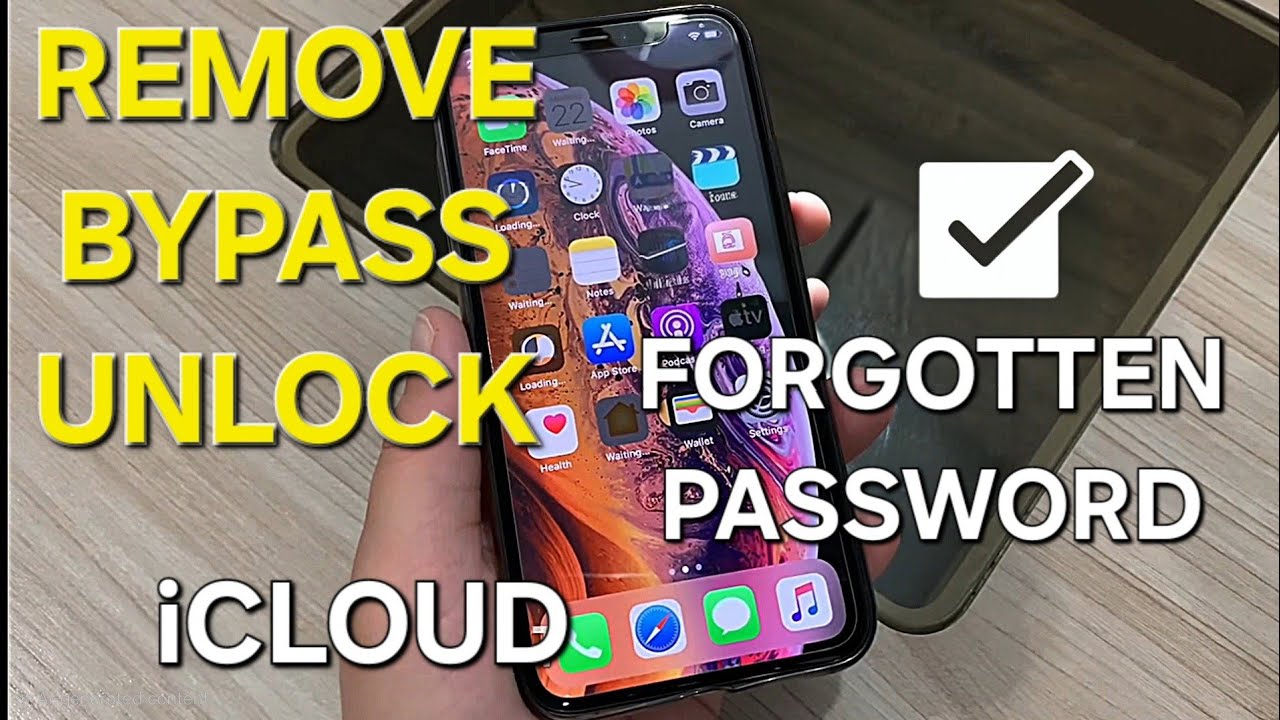 Remove/Bypass iCloud Activation Lock iPhone 6,7,8,,X,11,12,13 14,15,16 ...