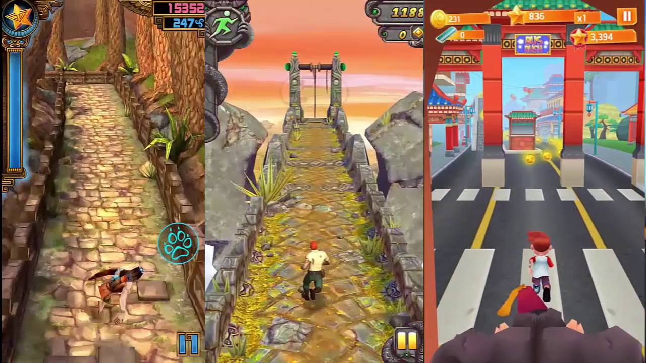 spirit run temple run and bush rush yahooooo - YouTube