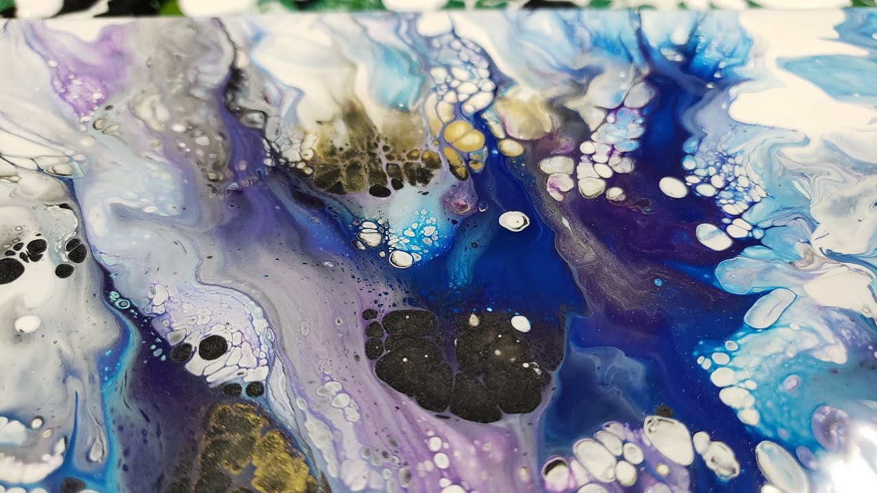 (125) Double Dutch Pour - Acrylic Pouring For Beginners - YouTube