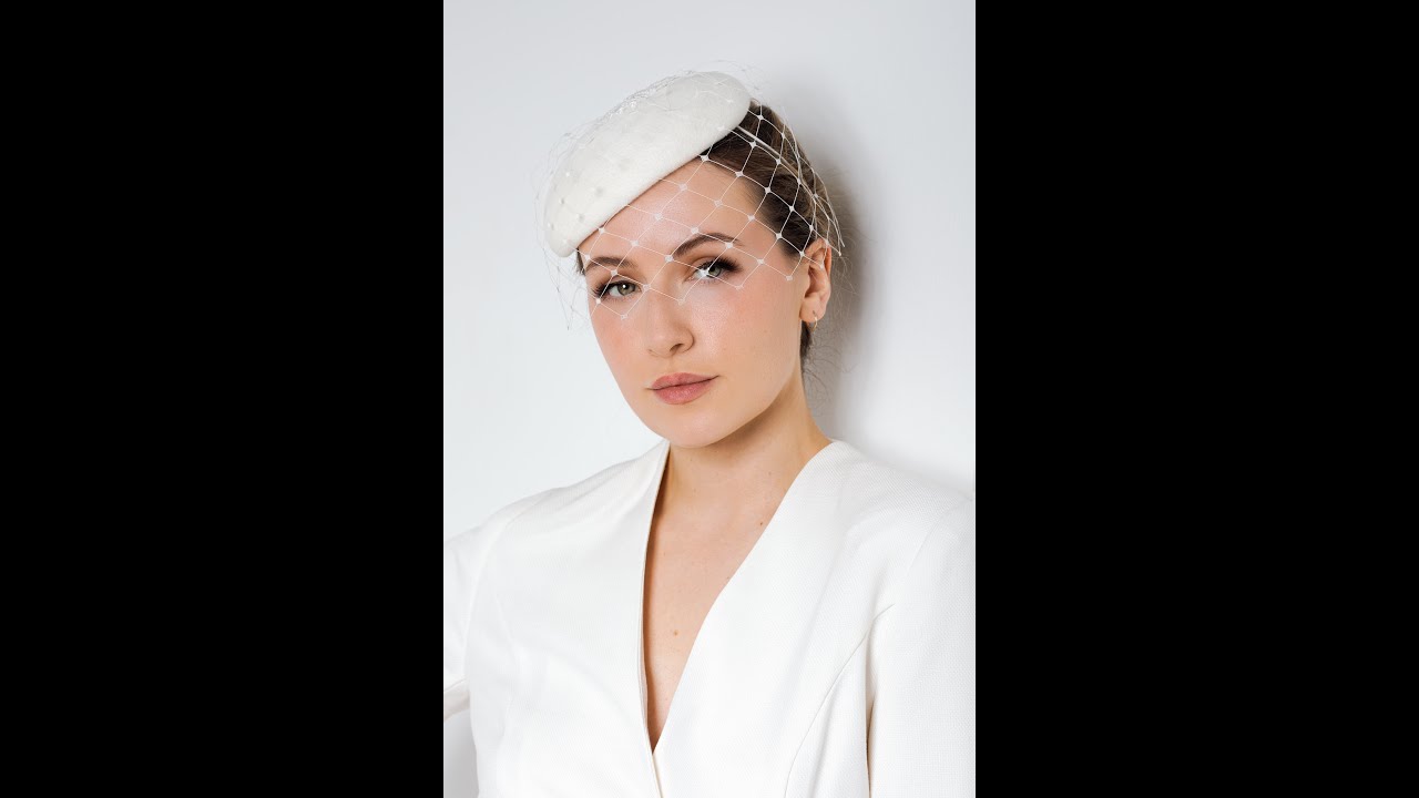 THE VEIL - How to attach your supplied veil with your hat or headband ...