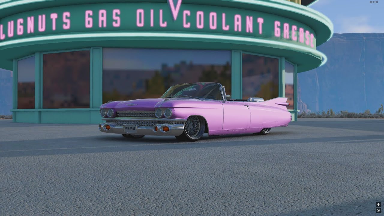 Cadillac Coupe DeVille at Radiator Springs - BeamNG (4K) - YouTube