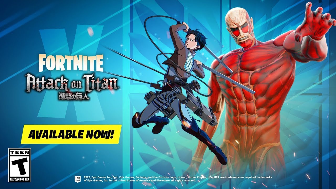 Attack on Titan Fortnite update! - YouTube