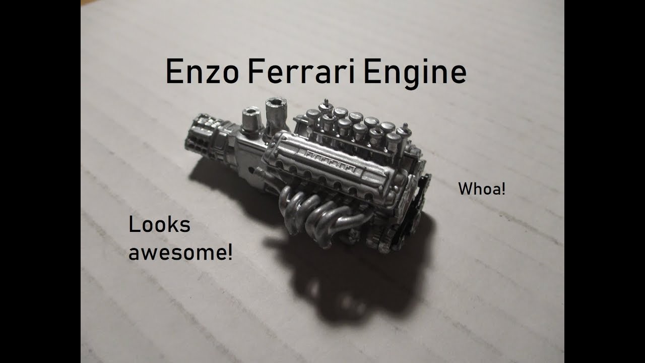 Building a Model Enzo Ferrari - Part 1: The Engine - YouTube
