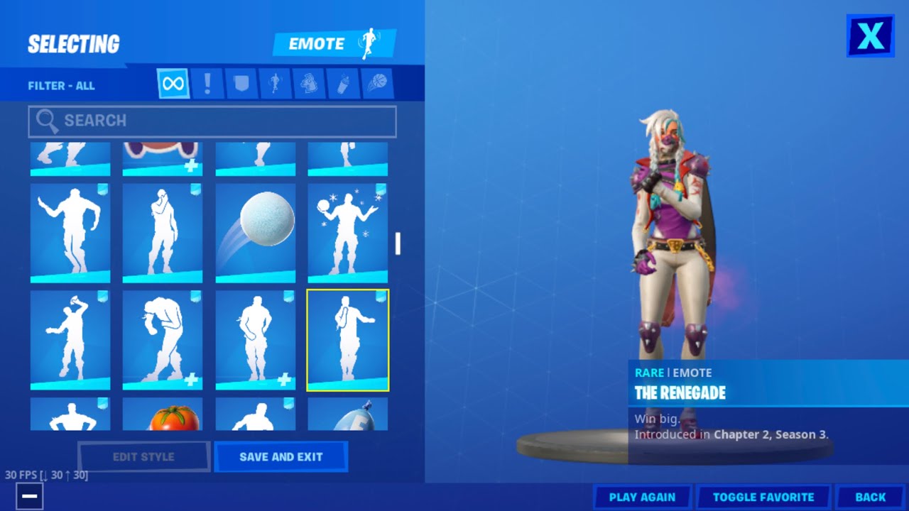 New Fortnite Renegade Dance For 10 Minutes (With Special Effects) - YouTube