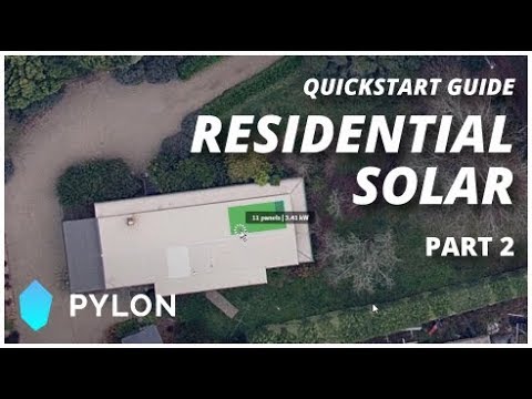 How to design a residential solar system in Pylon Observer Tutorial (2/ ...