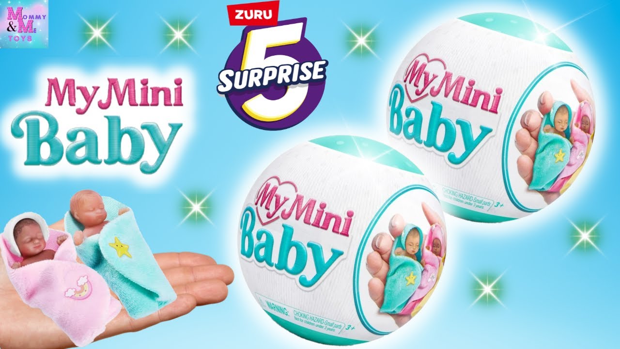 (FINALLY!) ZURU 5 SURPRISE MY MINI BABY SERIES 1 UNBOXING REVIEW! - YouTube