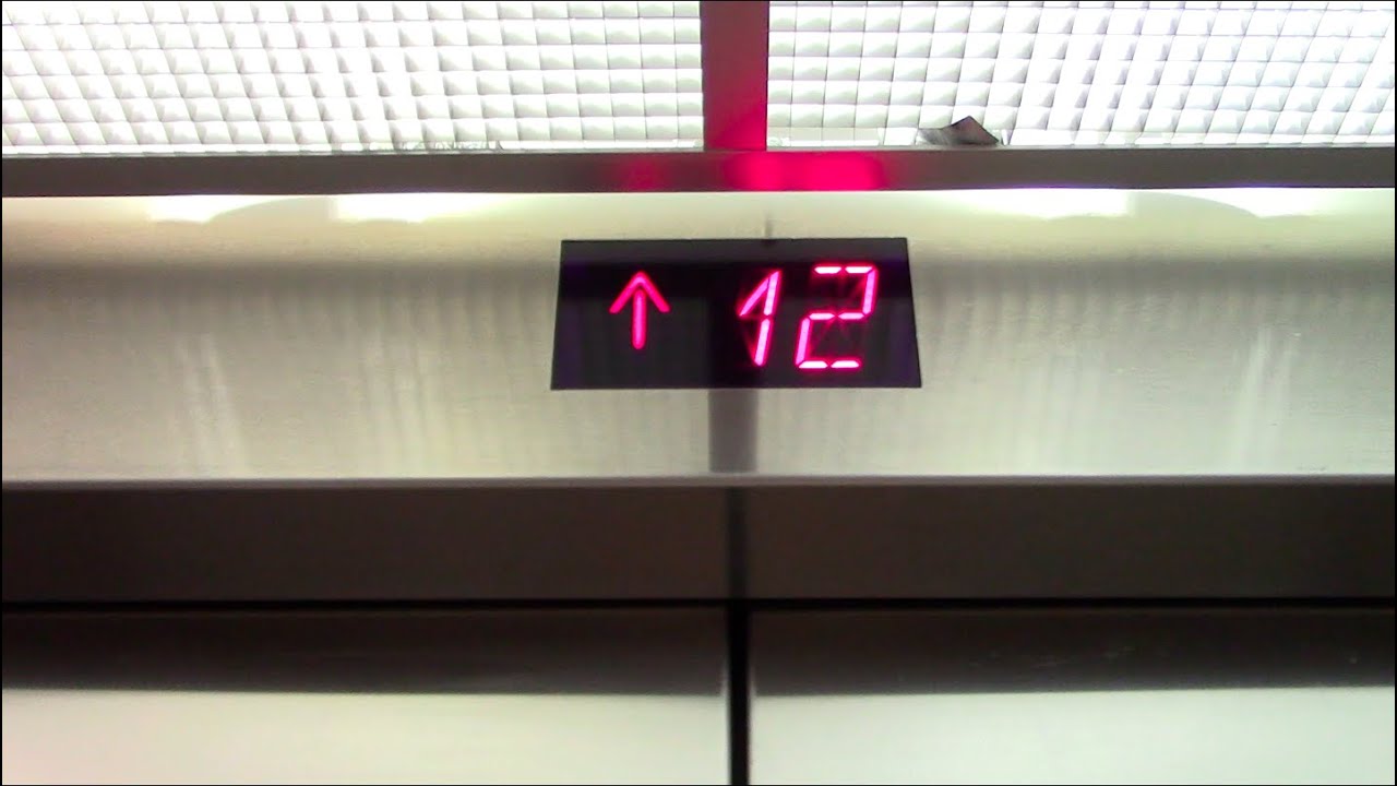 Schindler Traction Elevators @ Aurora St. Lukes West Parking Garage in Milwaukee, WI - HD Take ...