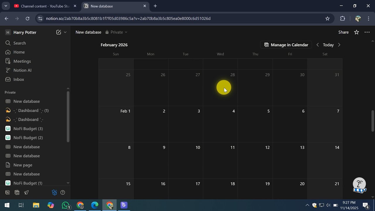 How To Link Notion Database To Calendar - YouTube