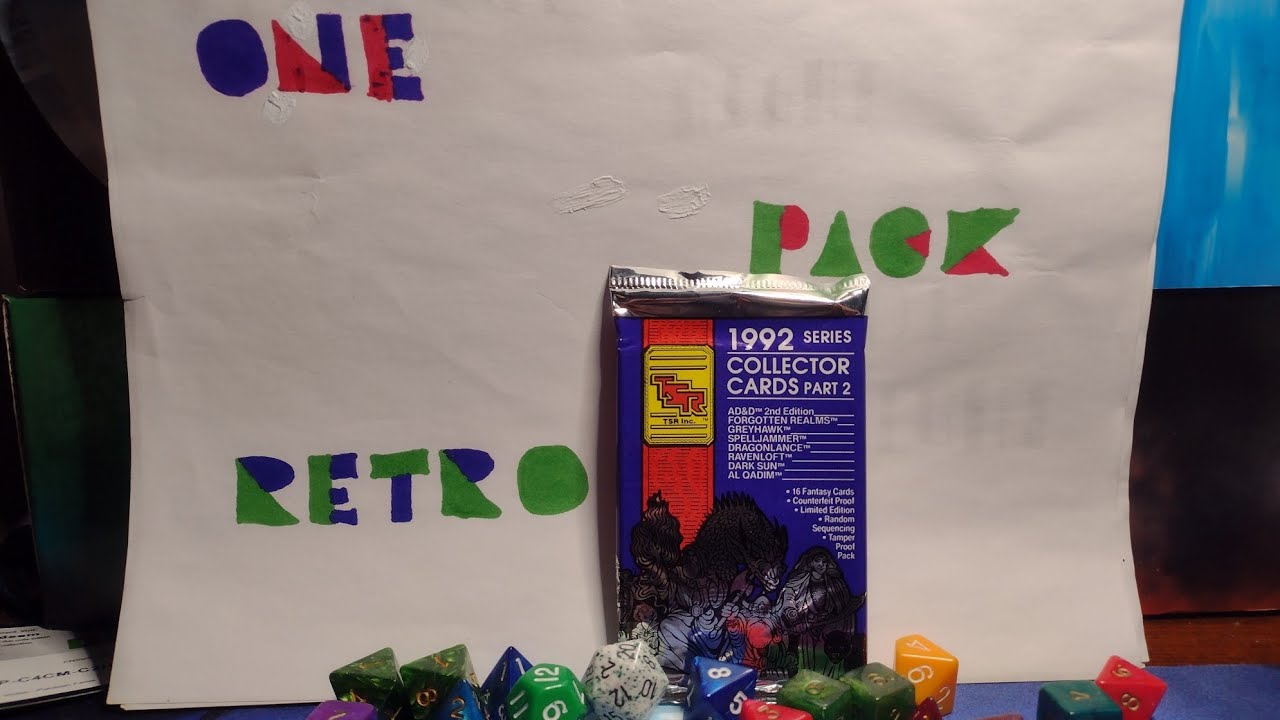 One Pack Retro - TSR Collector Cards - YouTube