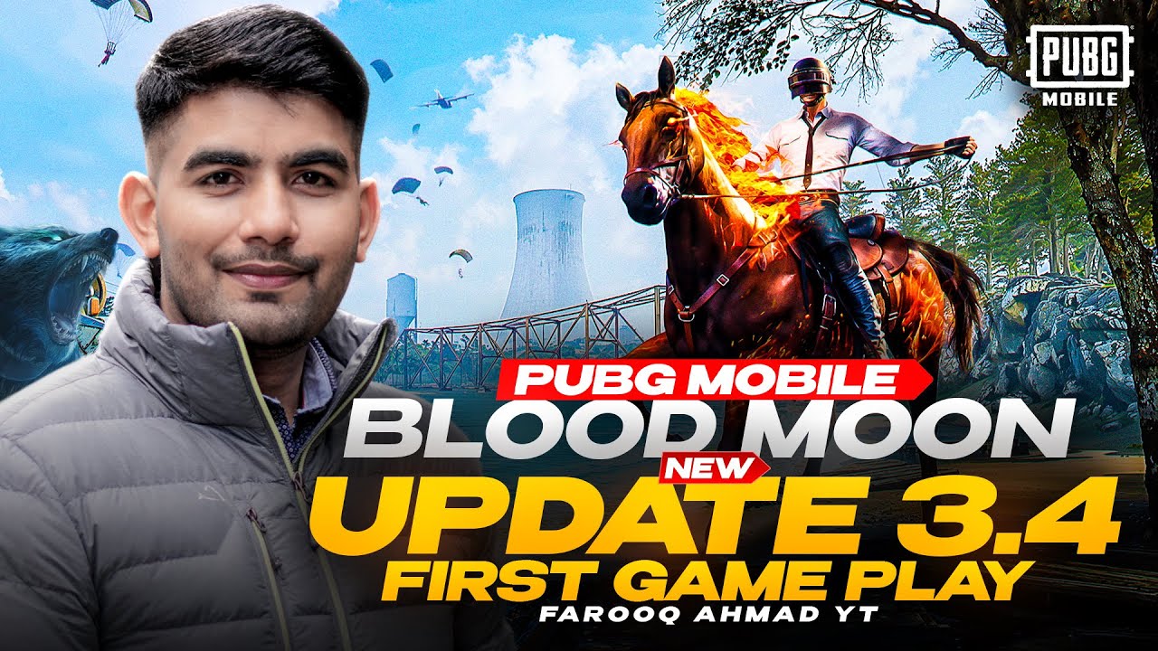 First Game Play of PUBG MOBILE Blood Moon New Update 3.4 | 🔥 PUBG ...