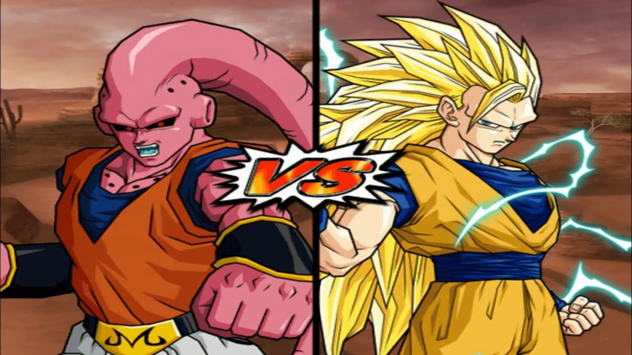 DBS BT4 Super Buu Gohan VS Goku Y Vegeta - YouTube