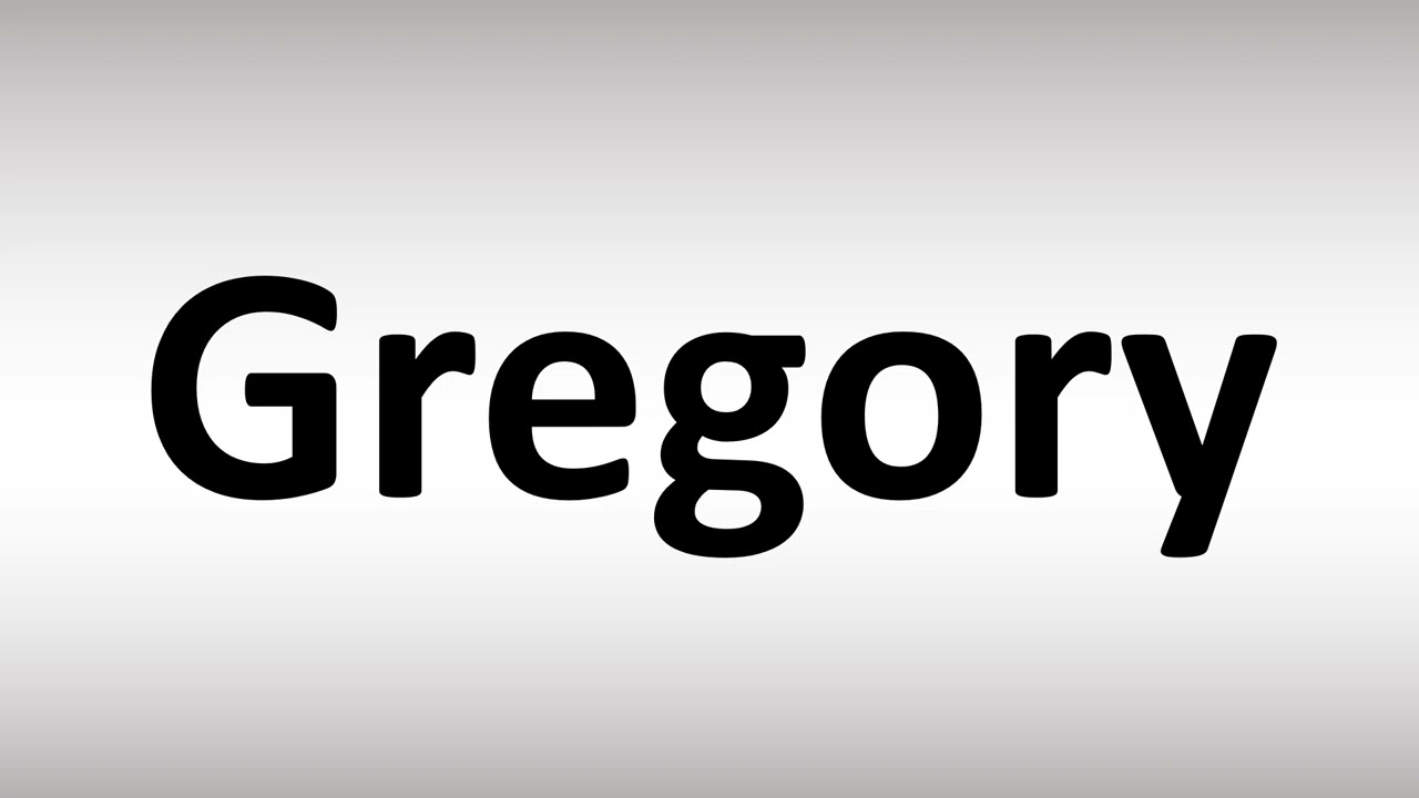 Gregory Name