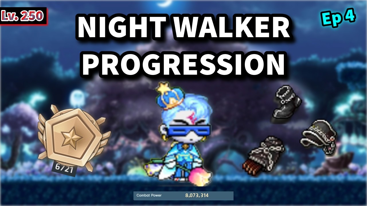 Maplestory GMS Reboot - Night Walker Progression Episode 4 (Huge ...