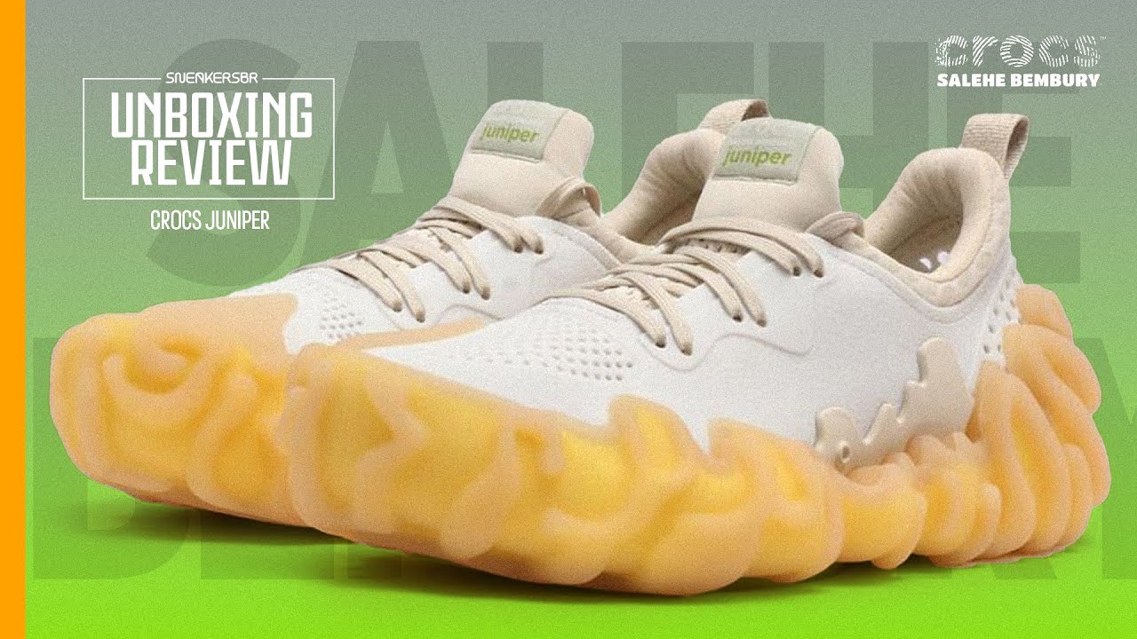 O PRIMEIRO TÊNIS DA CROCS COM SALEHE BEMBURY | U+R Crocs Pollex Juniper ...