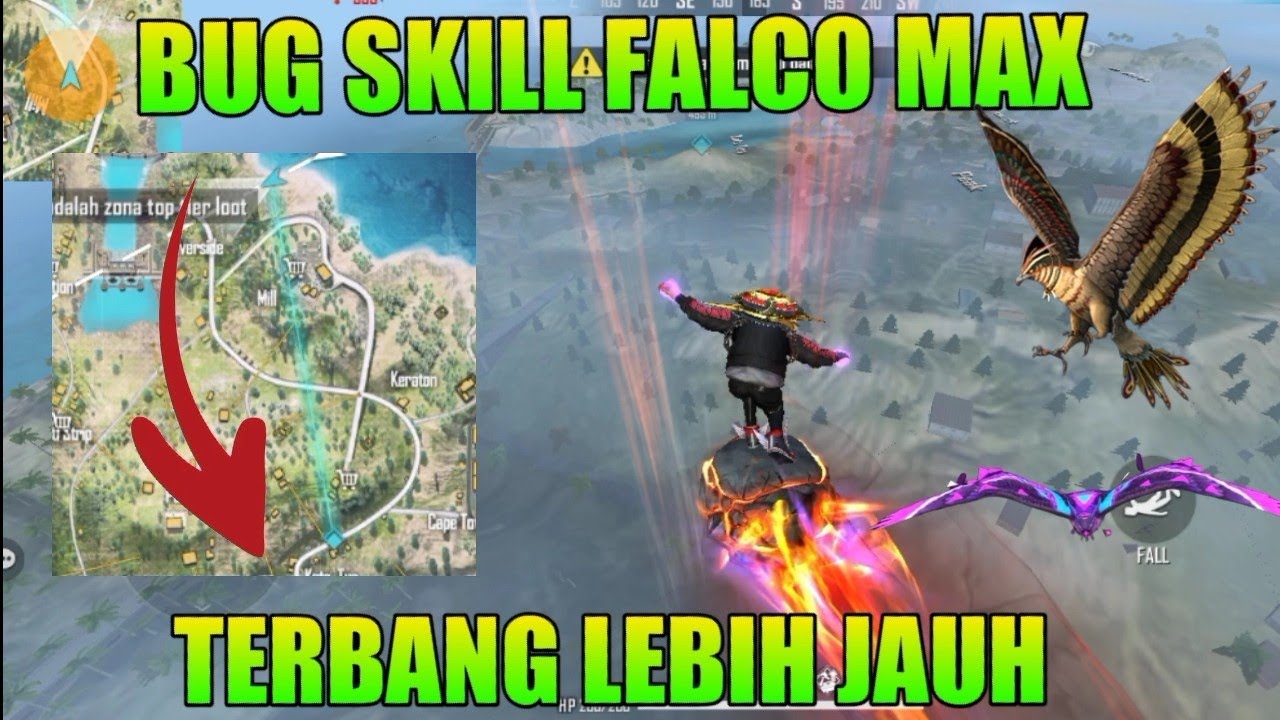 VIRAL DI TIKTOK ! TUTORIAL BUG SKILL FALCO LEVEL MAX TERBANG LEBIH JAUH - YouTube