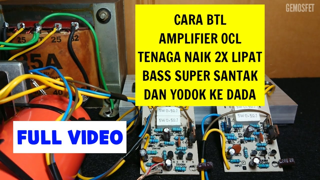 CARA BTL POWER AMPLIFIER - YouTube