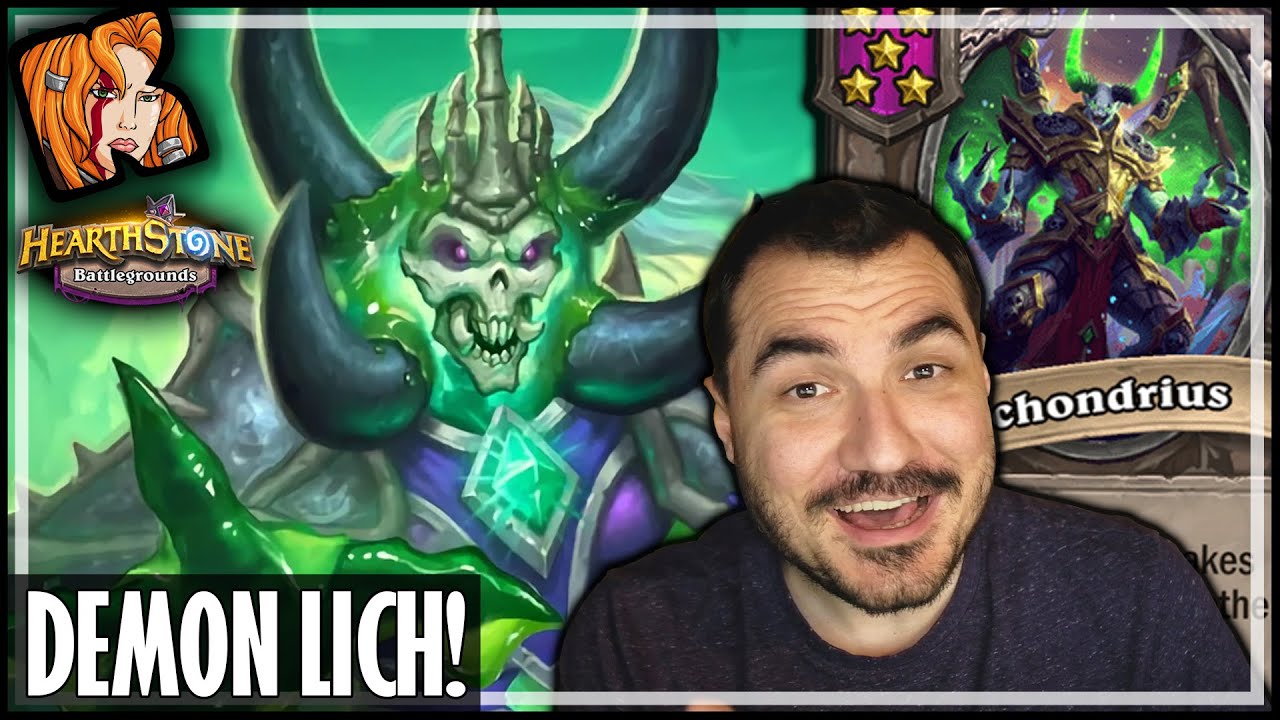 PURE DEMON LICH IS INSANE! - Hearthstone Battlegrounds - YouTube