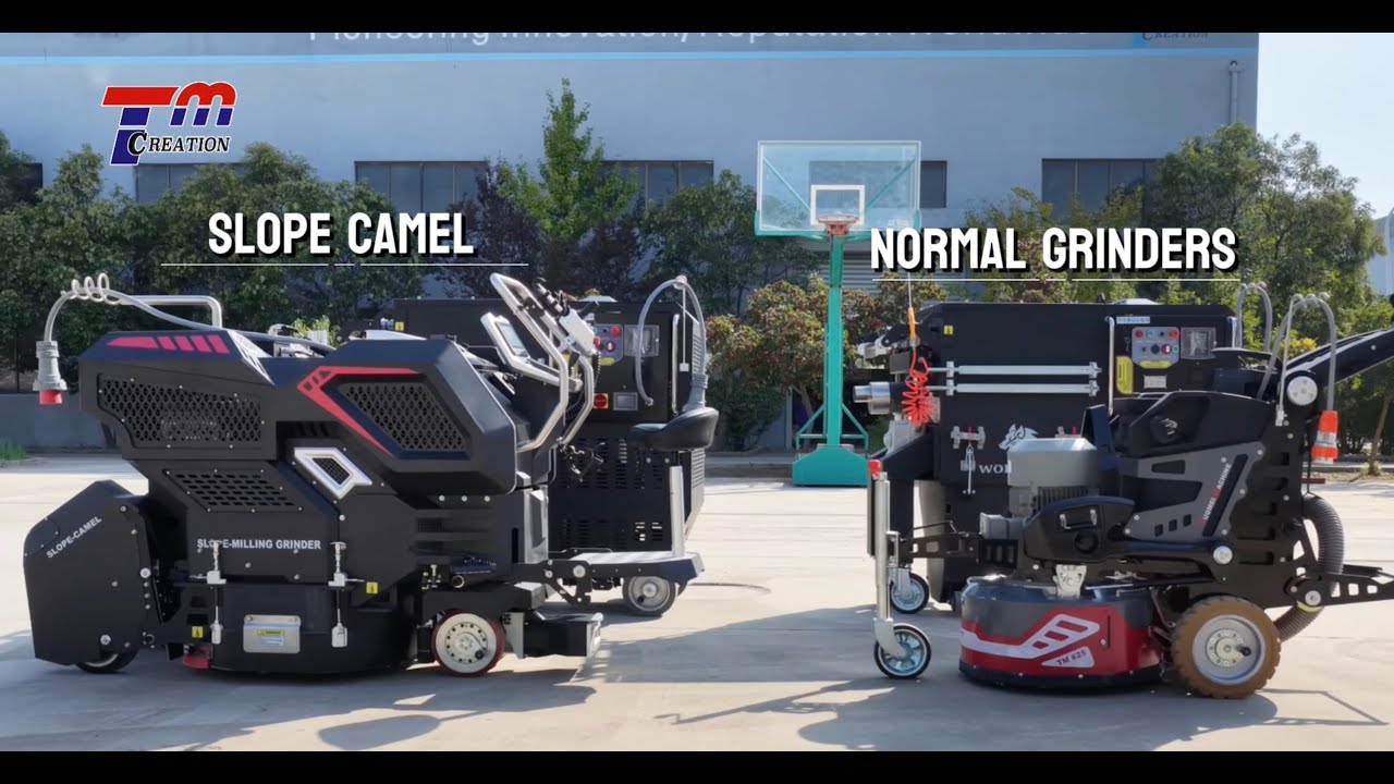 TM Slope Camel Vs Normal Grinder 20X faster - YouTube