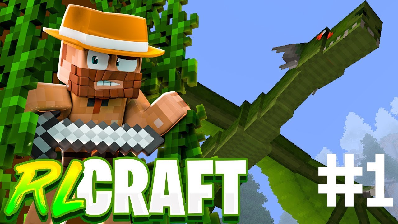 "THE INSANE BASICS!!" | Minecraft RLCRAFT Episode 1 - YouTube