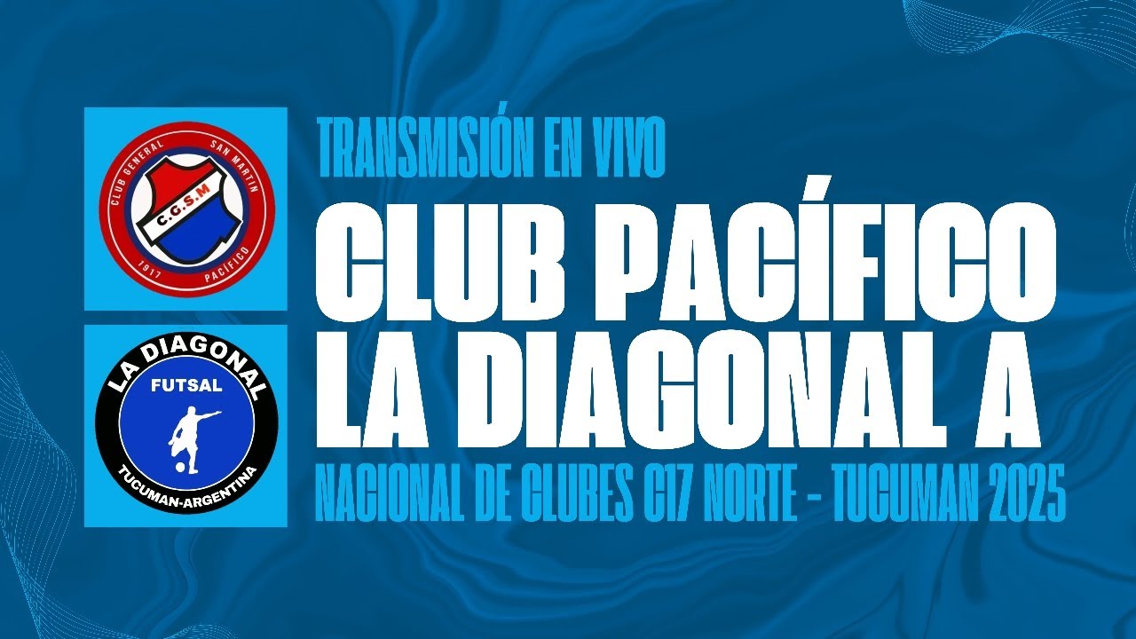 🇦🇷 #NacionalClubesC17Norte | Pacífico (Mendoza) vs La Diagonal (Tucuman ...