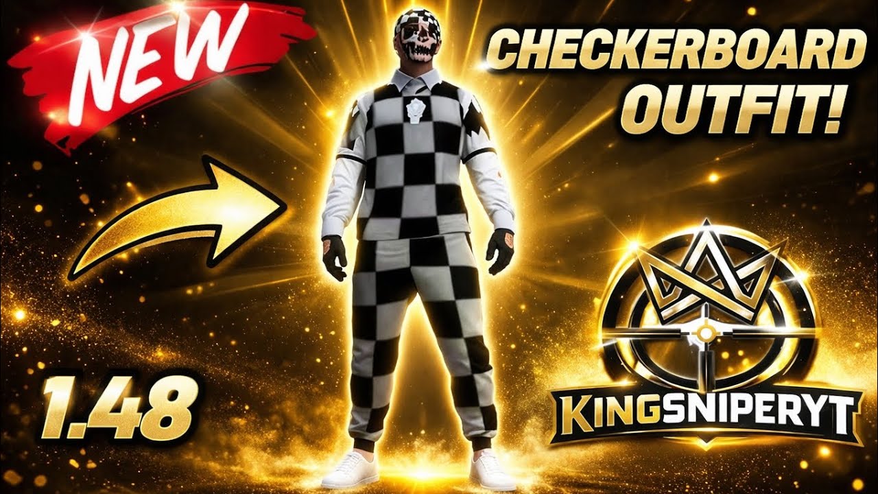 GTA HOW TO GET A MODDED CHECKERBOARD OUTFIT! *WORKING AFTER PATCH 1.48 ...