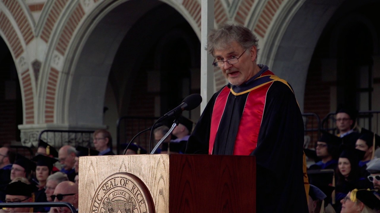Rice professor tells grads "to live without passion is inexcusable ...