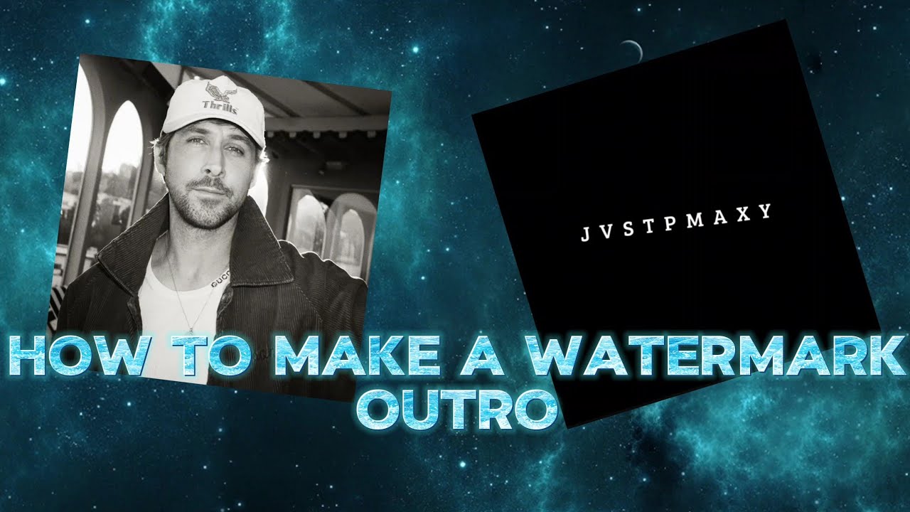 How to make a watermark outro on CapCut|Editing tutorial #8 - YouTube