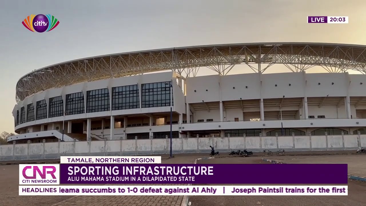 Sporting Infrastructure: Aliu Mahama stadium in Tamale in a dilapidated ...