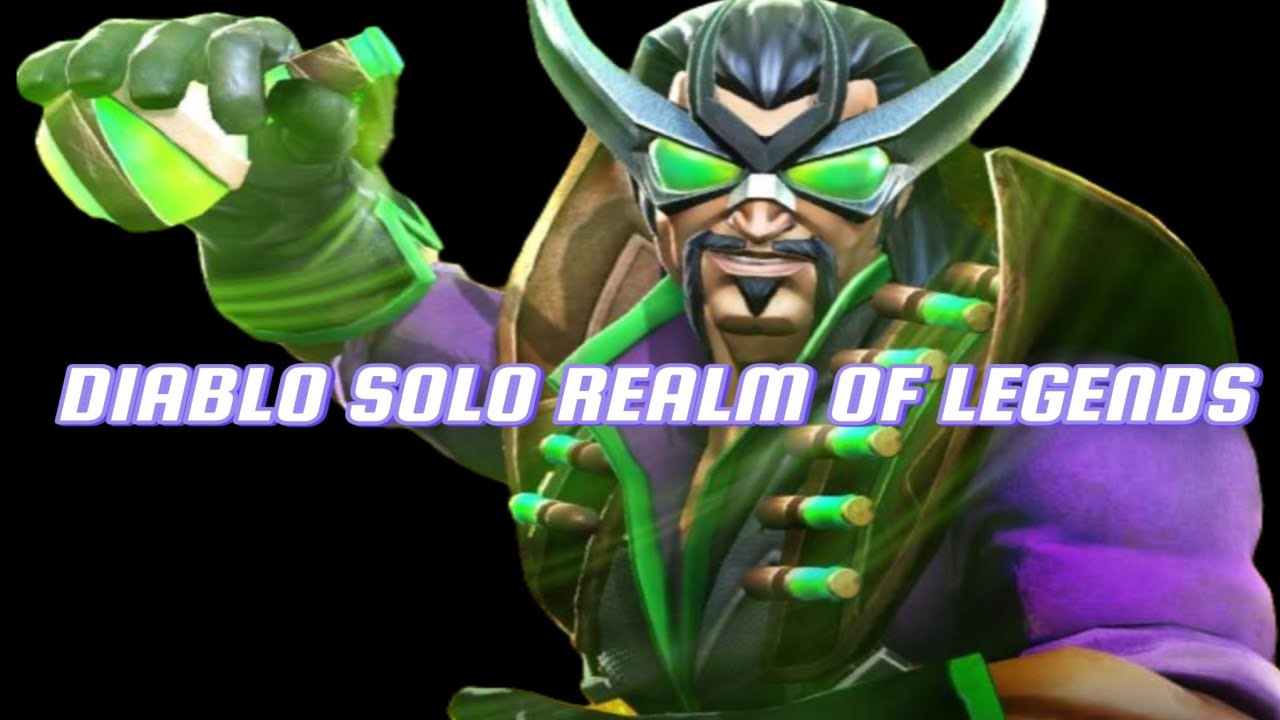 200th video special! Itemless 6* R1 Diablo solo Realm of Legend in ...