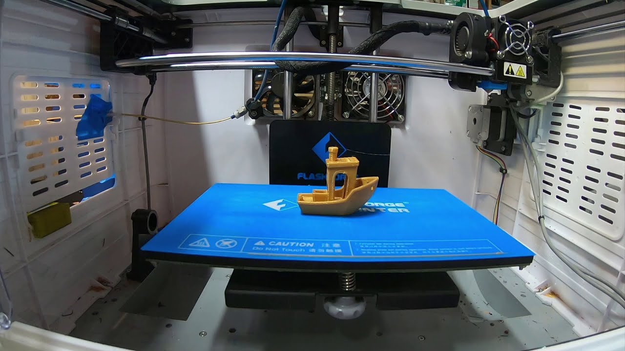 Flashforge Dreamer (NX) - Hatchbox Gold PETG 1.75mm Filament Testing ...