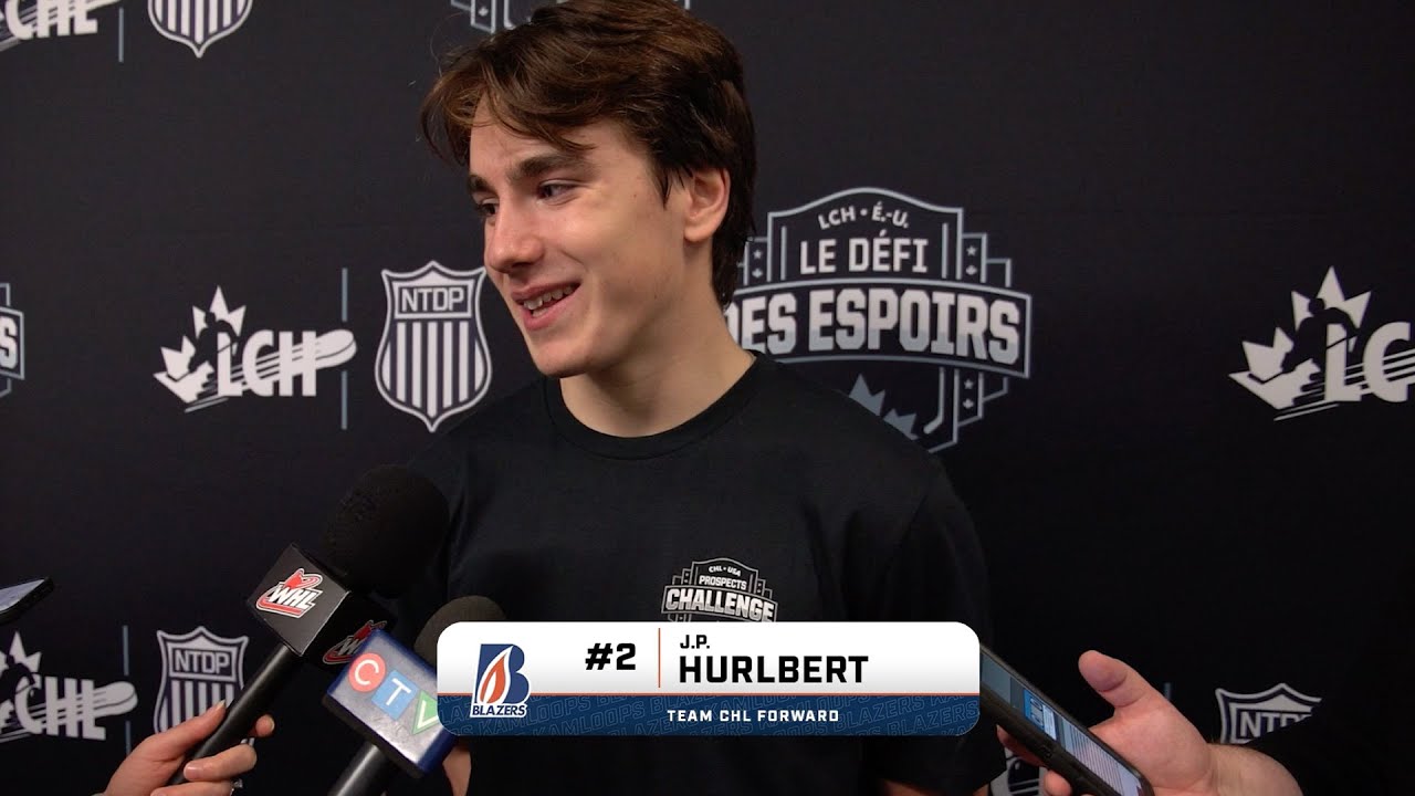 J.P. Hurlbert - CHL USA Prospects Challenge Off-Day - YouTube