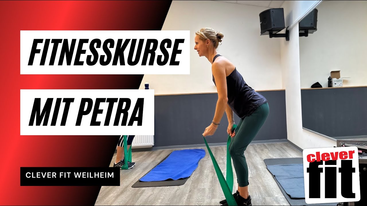 Fitnesskurse mit Petra im clever fit Weilheim - YouTube