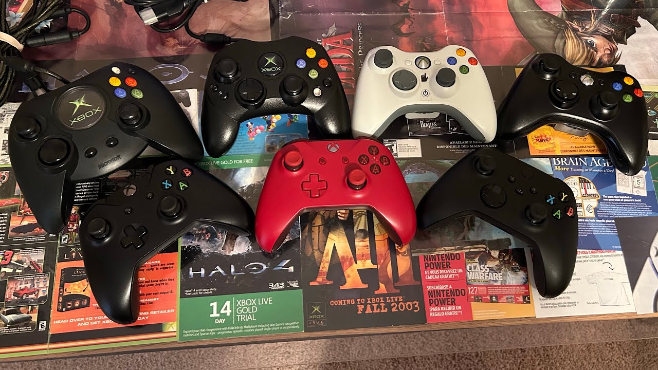 Every Xbox Controller Ever! - YouTube