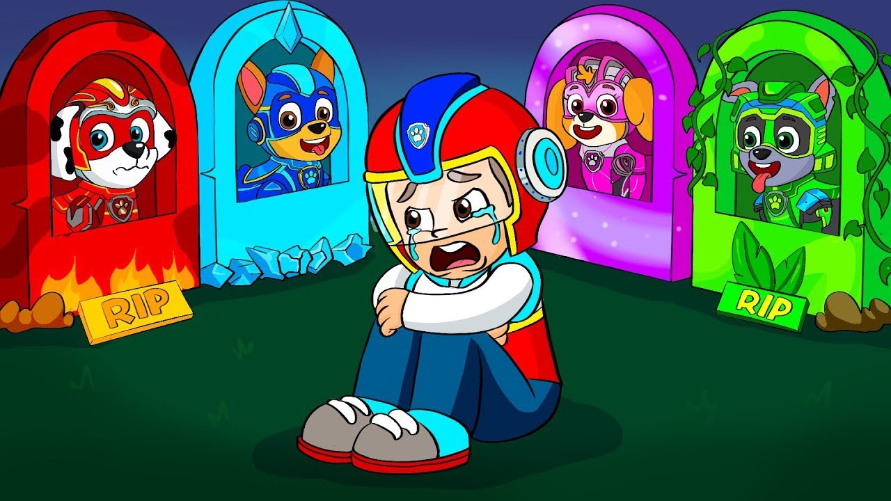 Paw Patrol The Mighty Movie | Skye Runs Away From Home - Very Sad Story ...