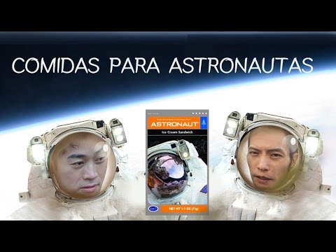 Probando la comida de astronauta | TASTING ASTRONAUT FOOD - YouTube