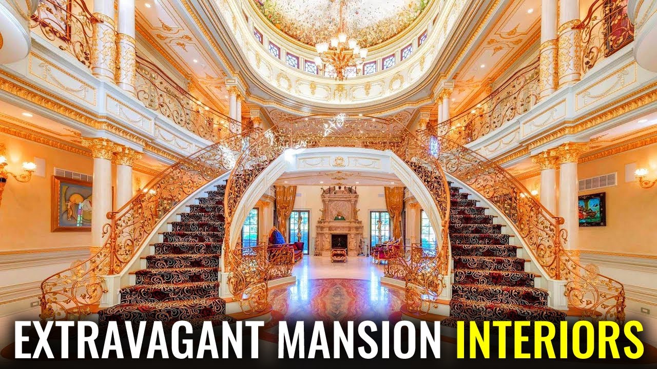Top 10 Extravagant Mansion Interiors | Luxe Life - YouTube