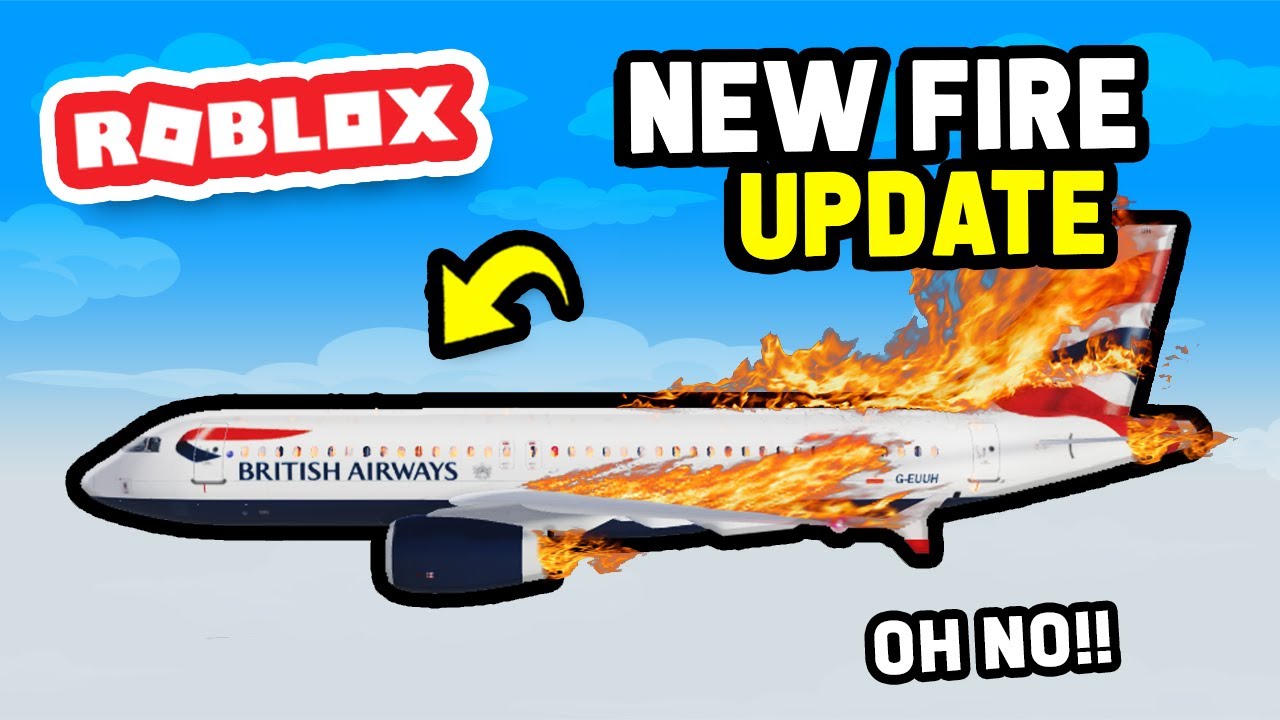NEW FIRE UPDATE in Cabin Crew Simulator (Roblox) - YouTube
