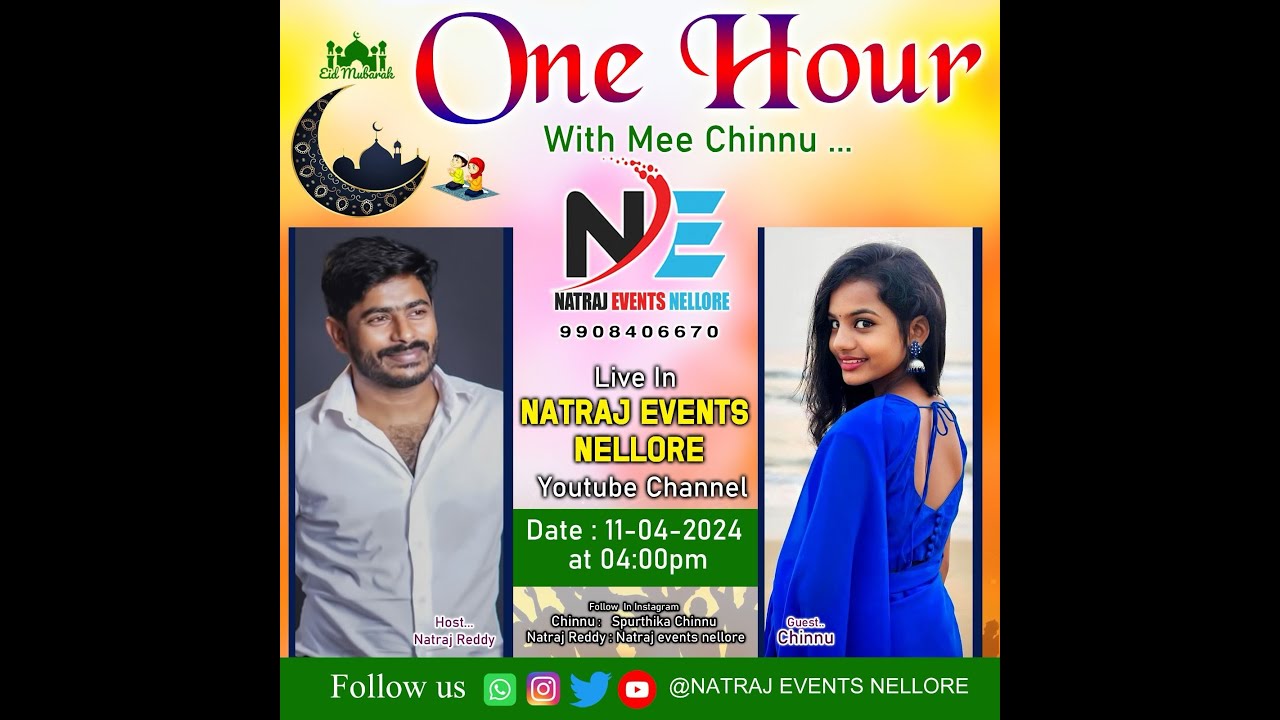Natraj Reddy live With chinnu One hour live Interview - YouTube