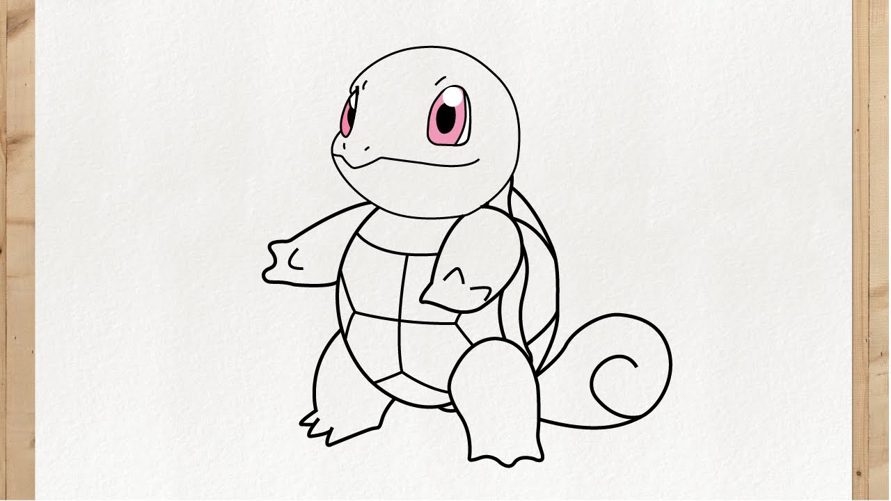 HOW TO DRAW POKEMON SQUIRTLE - YouTube