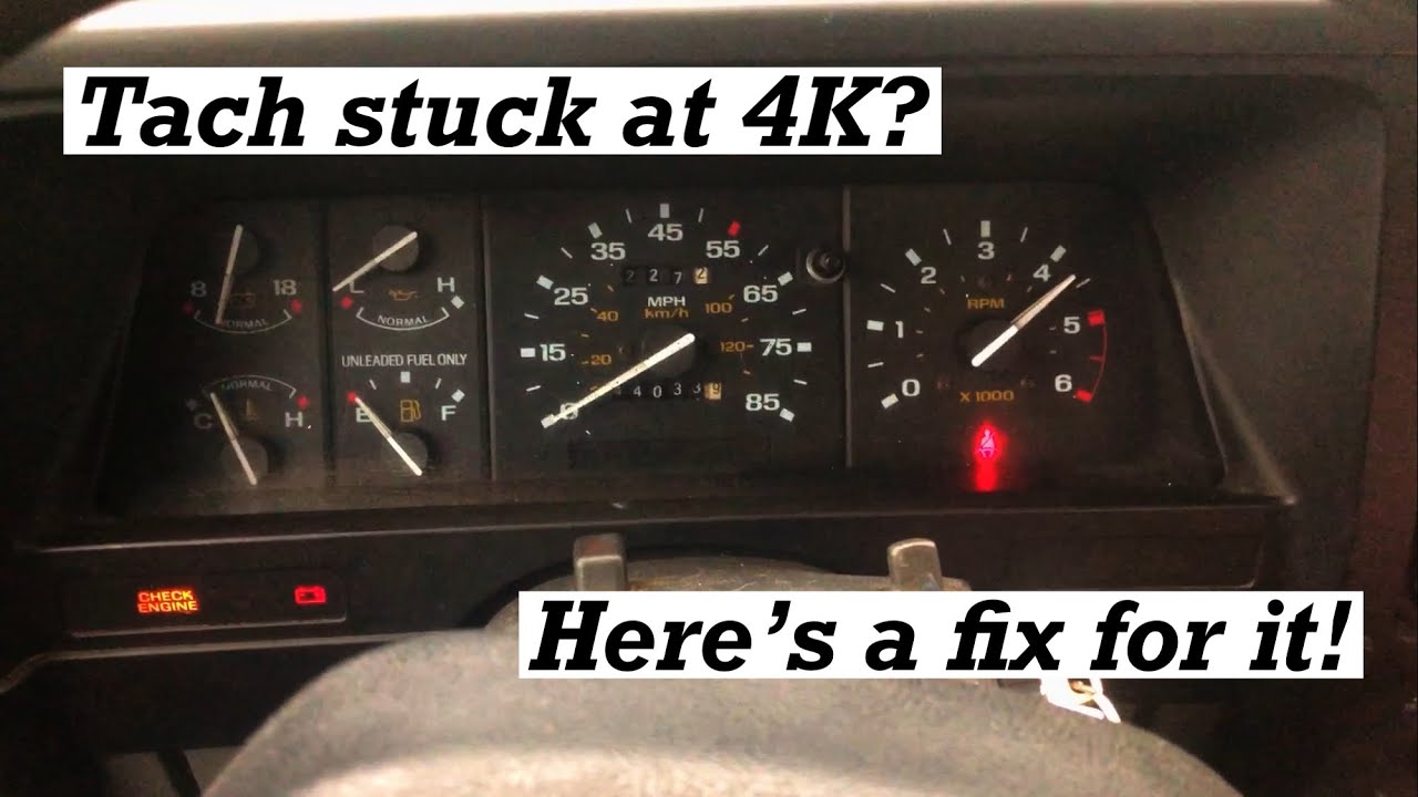 1989 Ranger Tachometer Fix! - YouTube