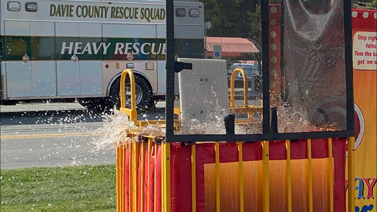 Fun: the water tank, also known as the water dunk! - YouTube