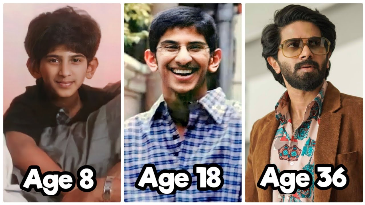 Dulquer Salmaan Transformation From 1 To 36 Years Old - YouTube
