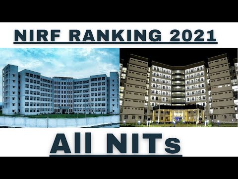 All NITs Ranking 2021|| NIRF ranking 2021|| NITs in india || All NITs ...