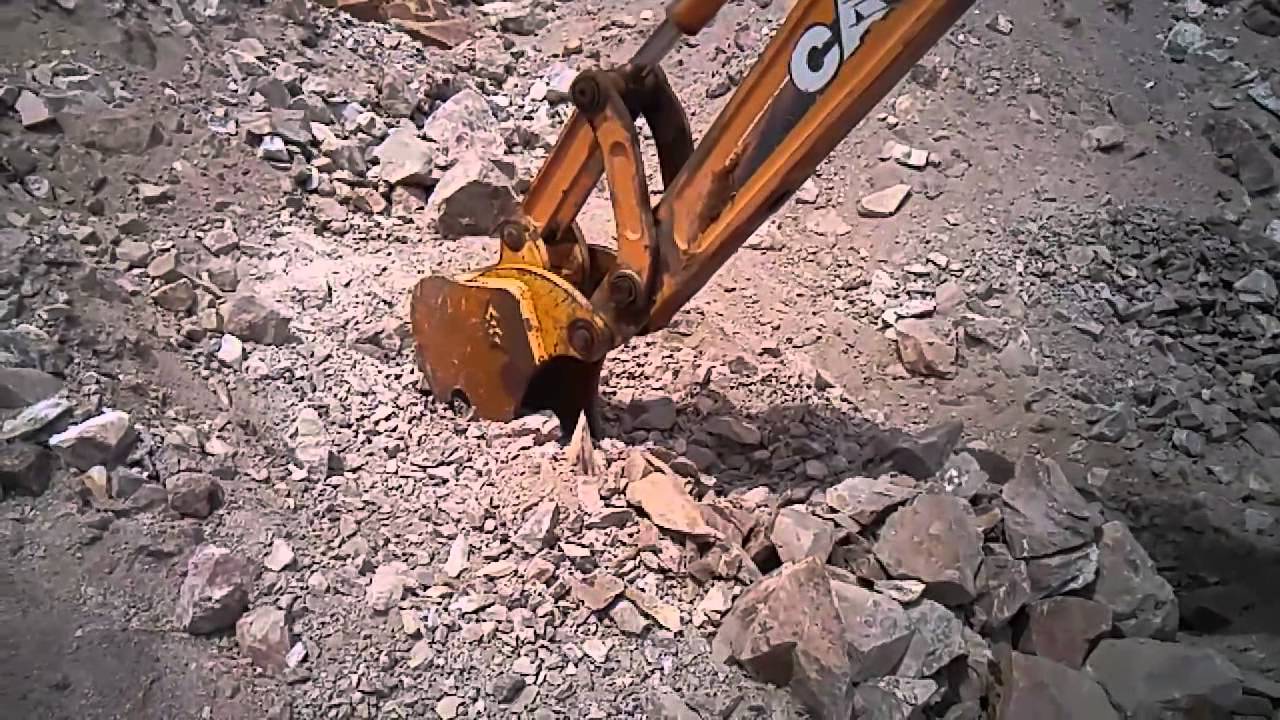 Excavacion en roca con Multi-Ripper Bucket - YouTube