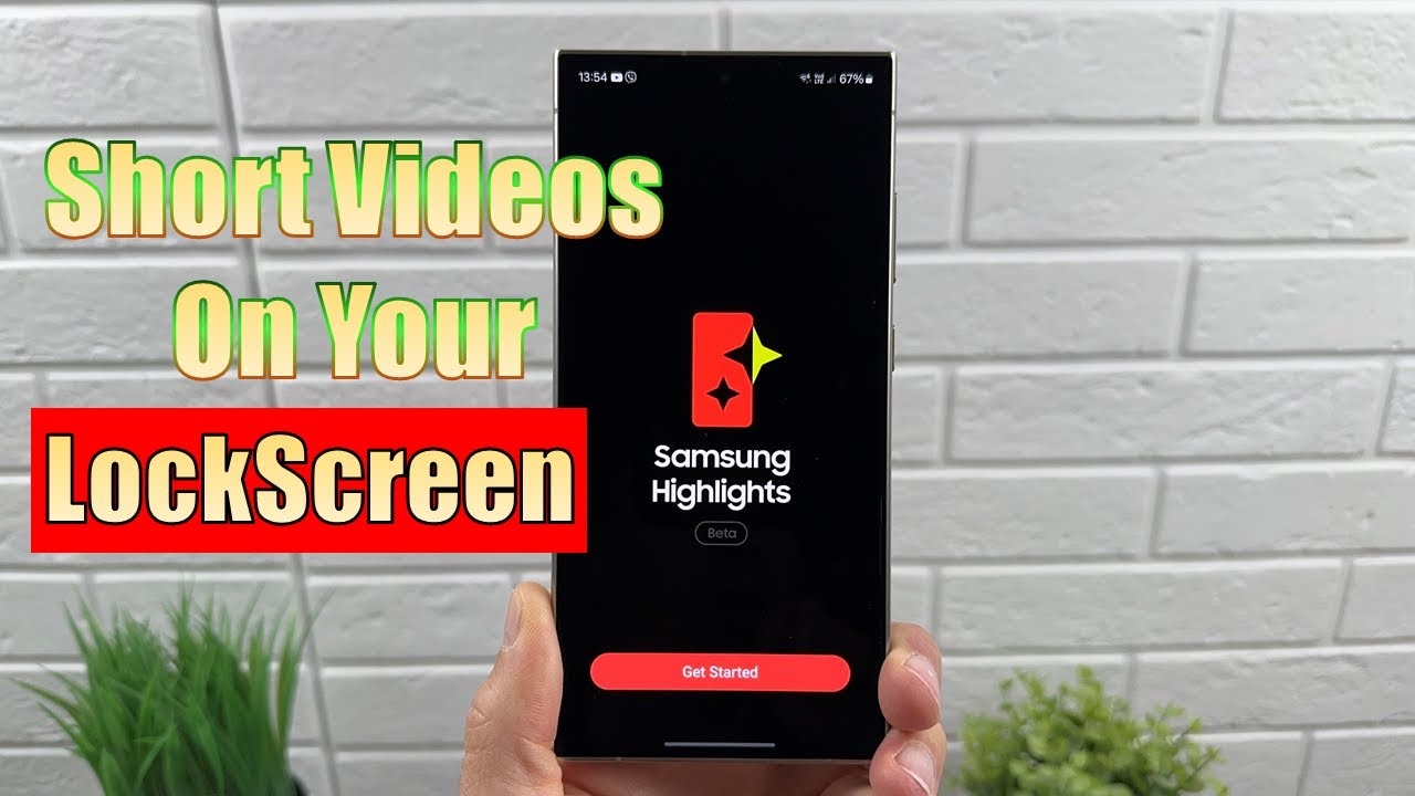 Samsung Highlights Short Content Videos on Your Lockscreen - YouTube