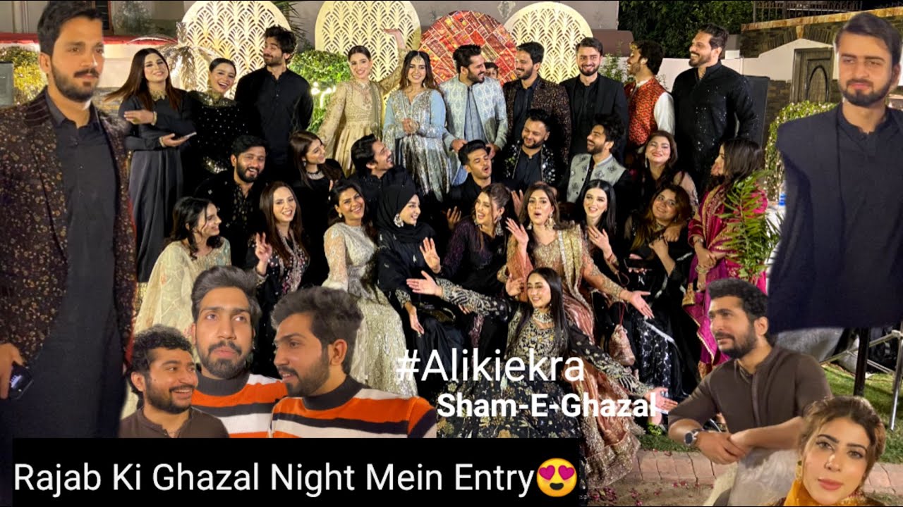 Rajab Butt ki Sham-E-Ghazal Mein Entry Kanwal Aftab & Zulqarnain | Irza ...