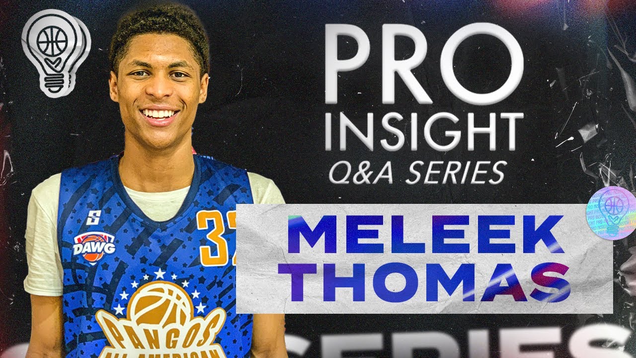 Meleek Thomas Interview | Pangos All-American Camp | 6.3.24 - YouTube