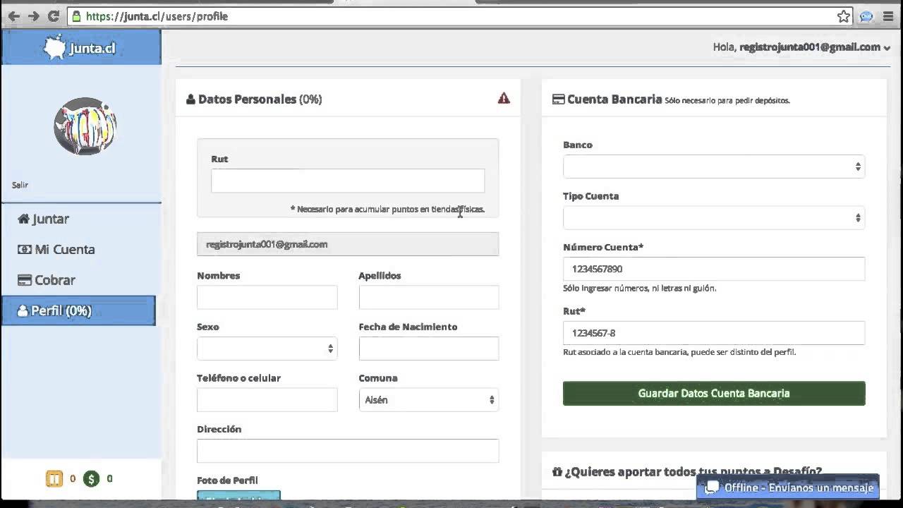 Cómo completar mi perfil - YouTube