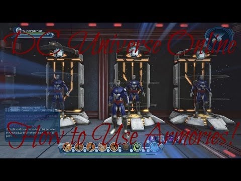 DCUO-How to Use Armories - YouTube